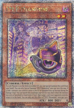 401 Games Canada - EM:P Meowmine - PHNI-EN032 - Quarter Century Secret Rare - 1st Edition