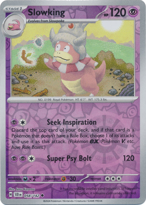 401 Games Canada - Slowking - 058/142 - Uncommon - Reverse Holo