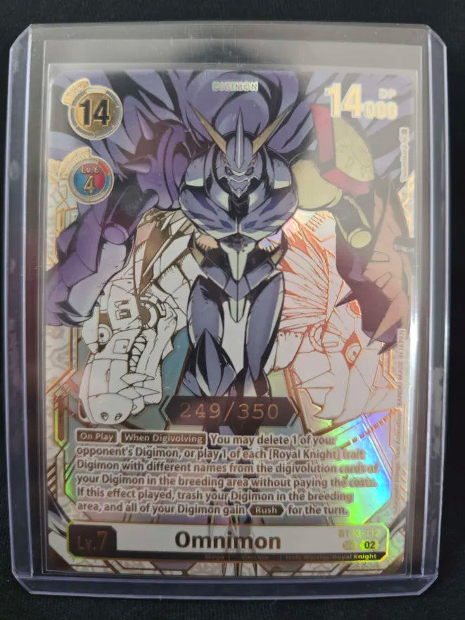 401 Games Canada - Omnimon (Rare Pull) #249/350 - BT13-112 - Secret Rare