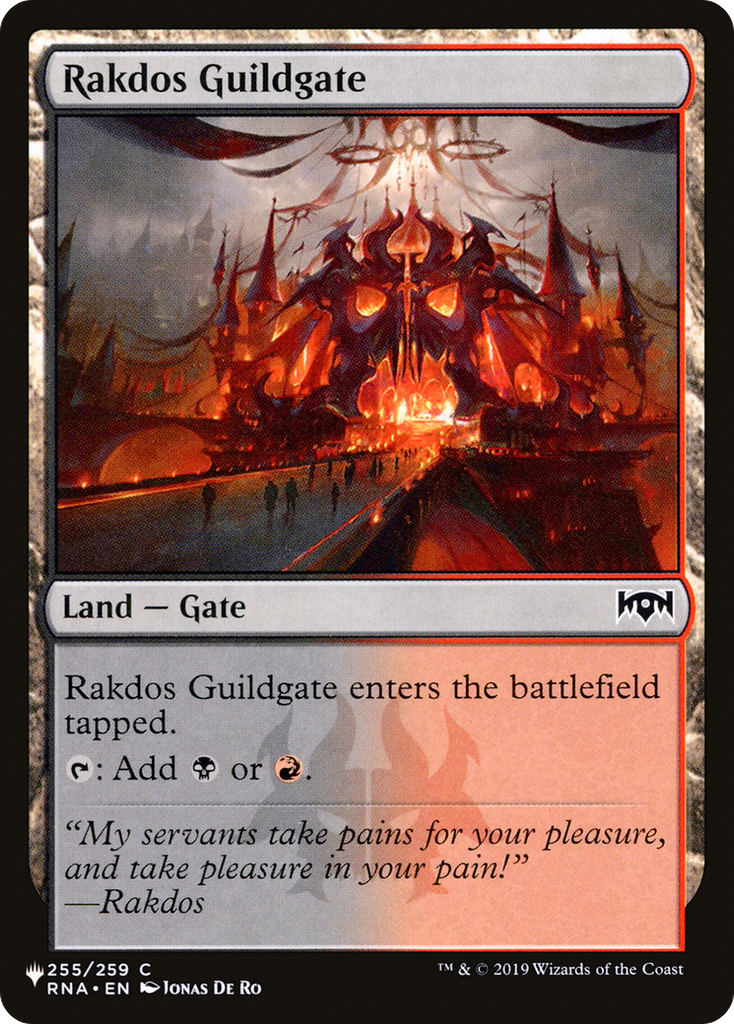 401 Games Canada - Rakdos Guildgate - RNA Reprint (PLST)
