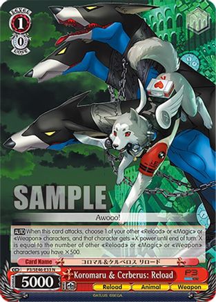 401 Games Canada - Koromaru & Cerberus: Reload - P3/SE46-E33N - Normal