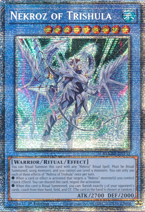 401 Games Canada - Nekroz of Trishula - BLMM-EN132 - Starlight Rare - 1st Edition