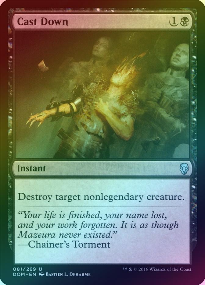 401 Games Canada Cast Down Foil DOM 401-games-canada-cast-down-foil-dom