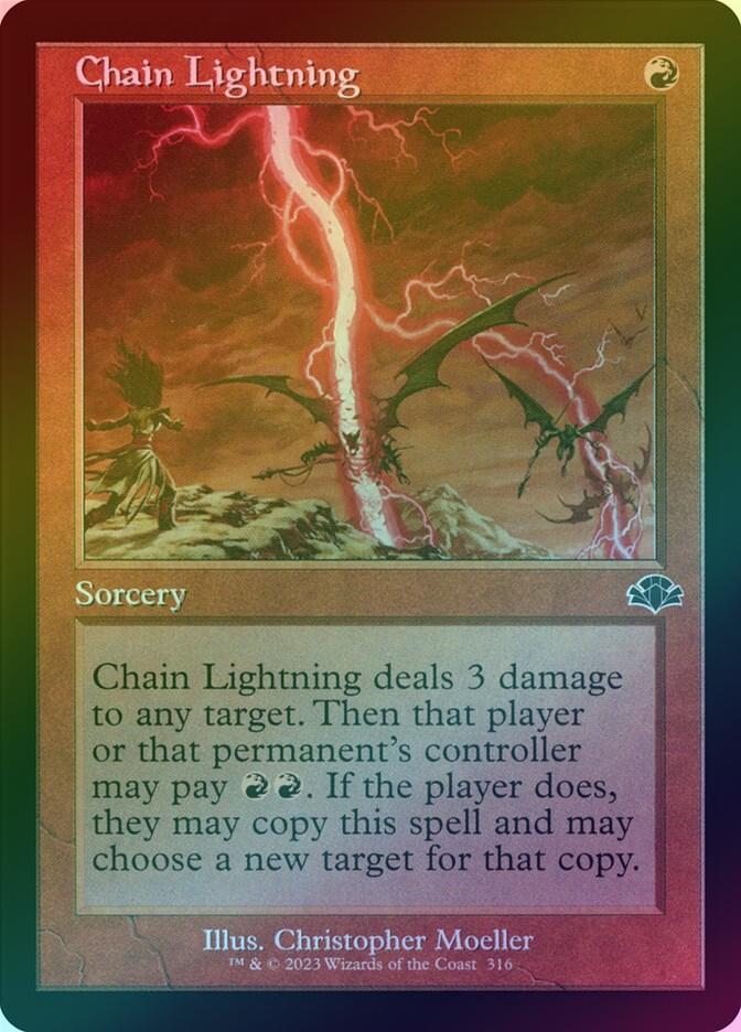 401 Games Canada - Chain Lightning - Retro Frame (Foil) (DMR)