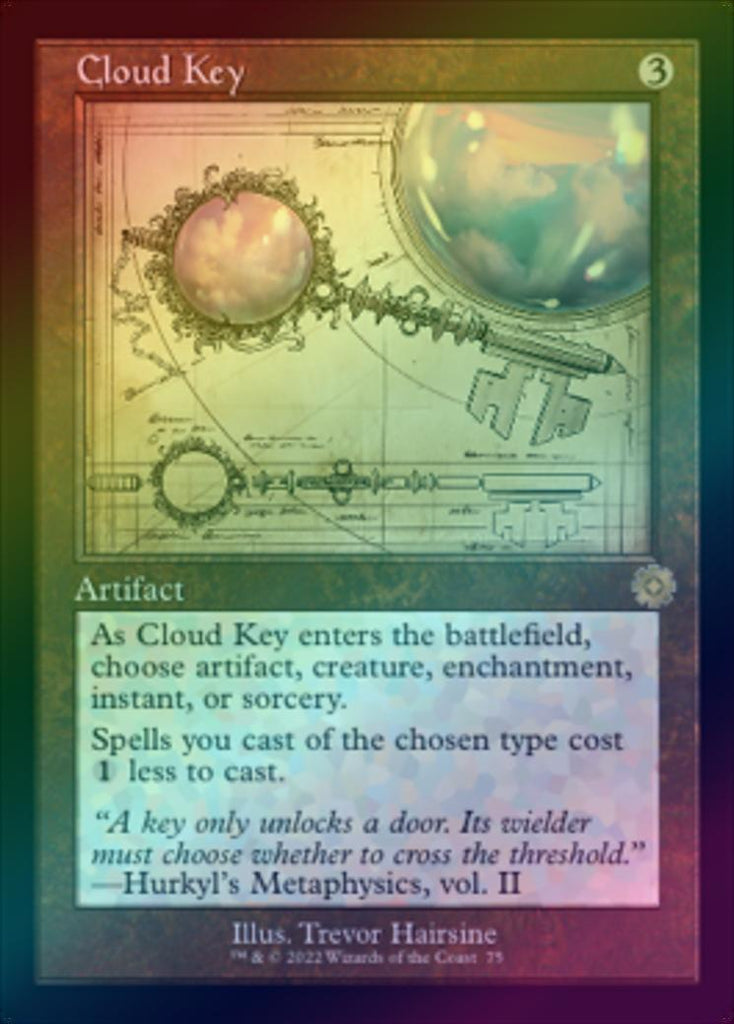 401 Games Canada - Cloud Key - Schematic Art (Foil) (BRR)