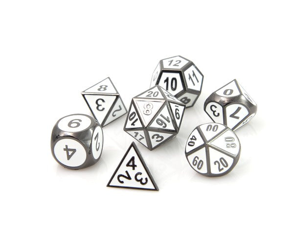 401 Games Canada - Die Hard - 7 Piece Set - Metal - Gothica - Sinister White