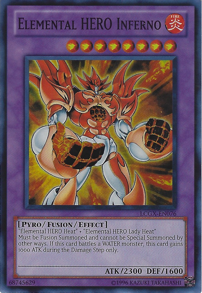 401 Games Canada - Elemental HERO Inferno - LCGX-EN076 - Super Rare - Unlimited