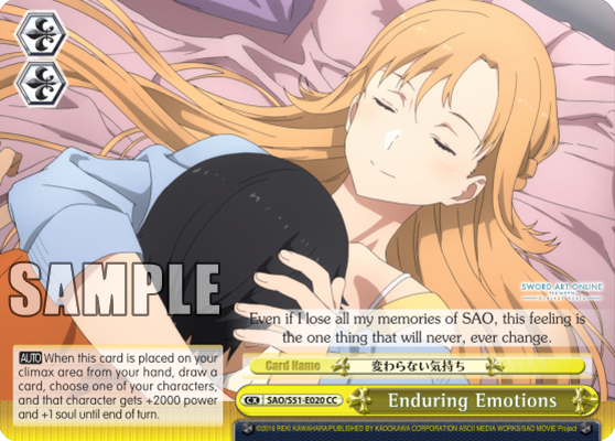 401 Games Canada - Enduring Emotions - SAO/S51-E020 - Climax Common