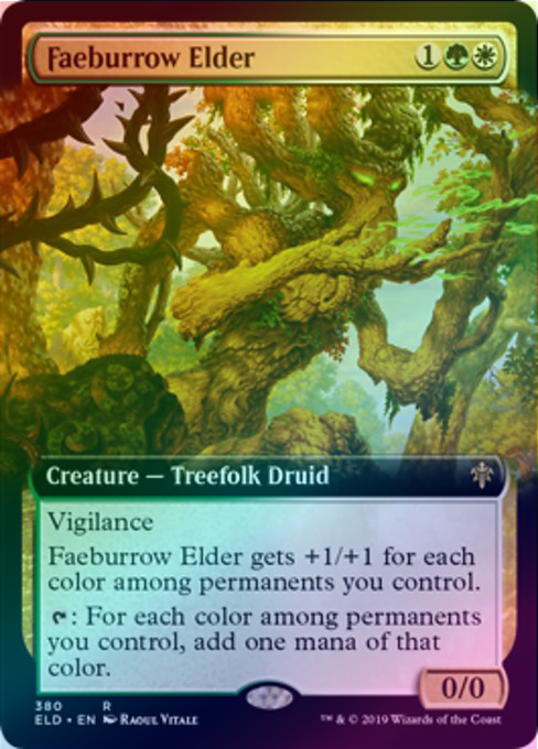 401 Games Canada - Faeburrow Elder - Extended Art (Foil) (ELD)