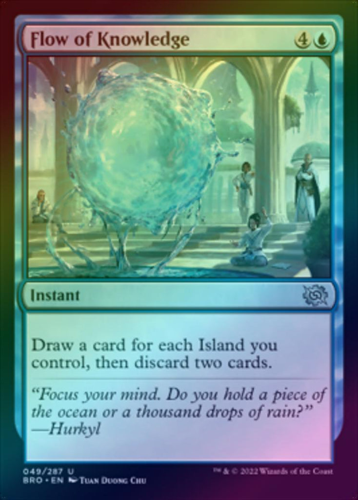 401 Games Canada - Flow of Knowledge (Foil) (BRO)
