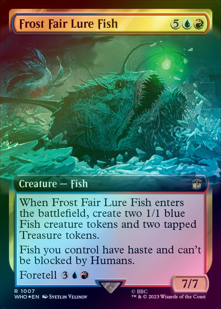 401 Games Canada - Frost Fair Lure Fish - Extended Art (Surge Foil) (WHO)