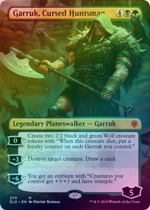 401 Games Canada - Garruk, Cursed Huntsman - Borderless (Foil) (ELD)