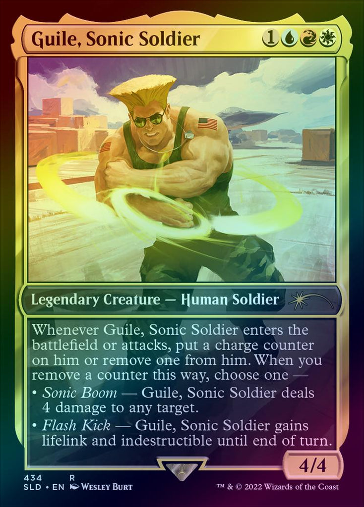 401 Games Canada - Guile, Sonic Soldier - Secret Lair x Street Fighter (Foil) (SLD)