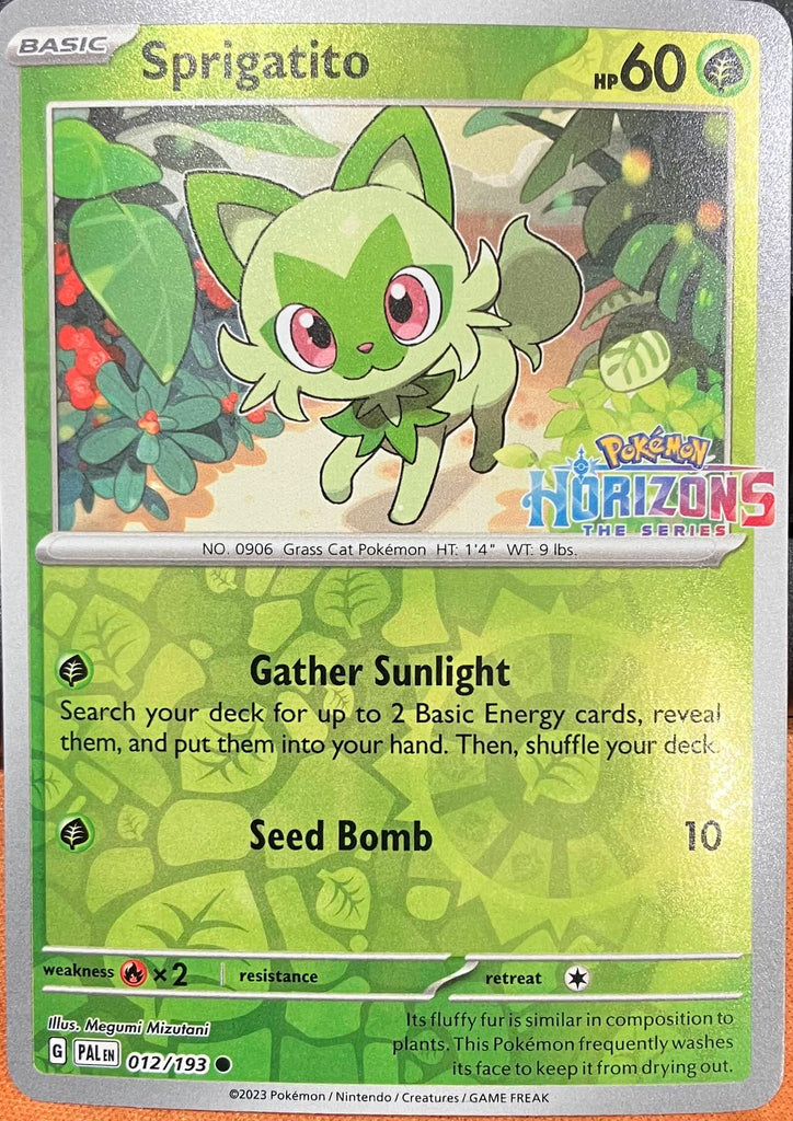 401 Games Canada - Sprigatito - 012/193 - Common - Reverse Holo (Gamestop Exclusive)