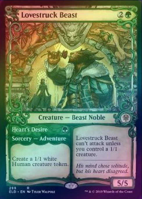 401 Games Canada - Lovestruck Beast // Heart's Desire - Showcase (Foil) (ELD)