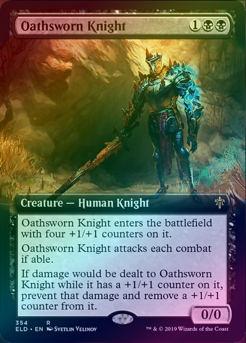 401 Games Canada - Oathsworn Knight - Extended Art (Foil) (ELD)
