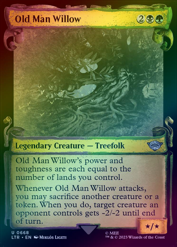 401 Games Canada - Old Man Willow - Scroll Showcase (Foil) (LTR)