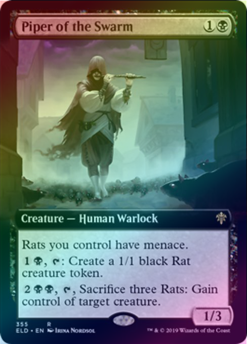 401 Games Canada - Piper of the Swarm - Extended Art (Foil) (ELD)