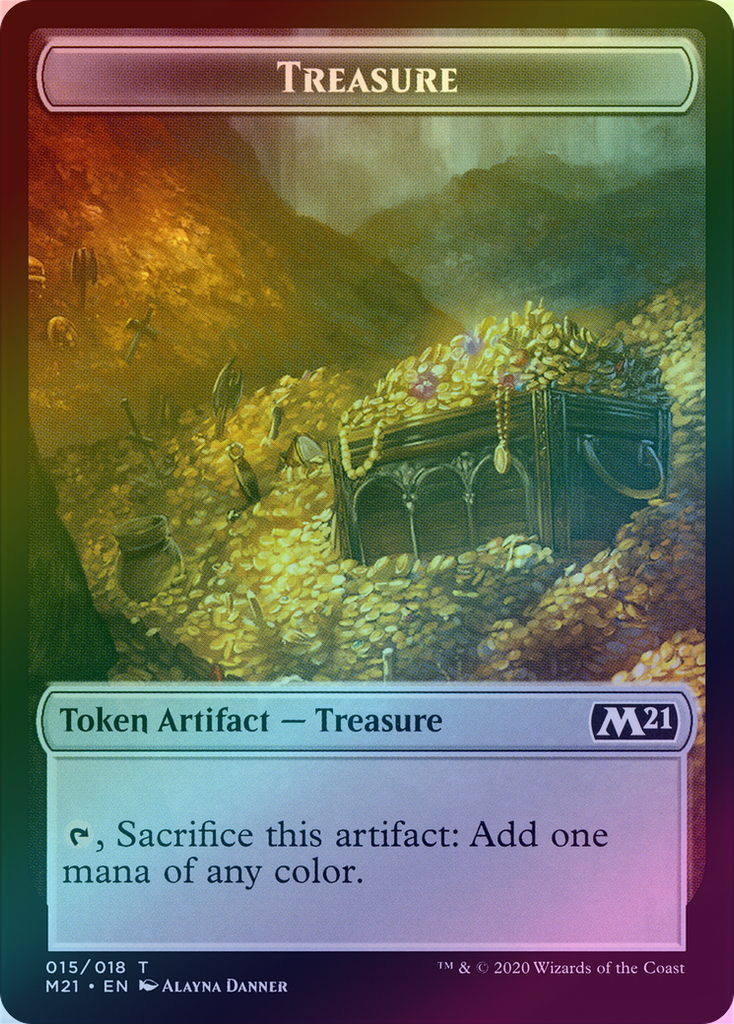 401 Games Canada - Pirate // Treasure Token (Foil) (TM21)