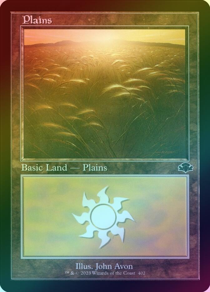 401 Games Canada - Plains (402) - Retro Frame (Foil) (DMR)