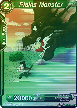 401 Games Canada - Plains Monster - BT15-087 - Common (FOIL)