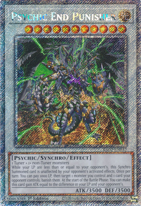 401 Games Canada - Psychic End Punisher (Platinum Secret Rare) - RA02-EN032 - Platinum Secret ...