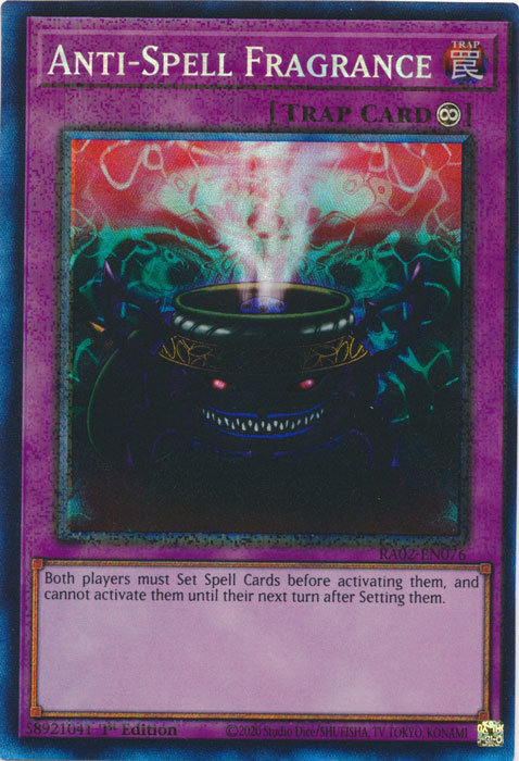 401 Games Canada - Anti-Spell Fragrance (PCR) - RA02-EN076 - Prismatic Collector's Rare - 1st ...