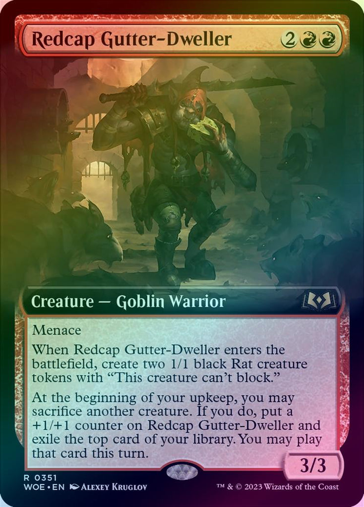 401 Games Canada - Redcap Gutter-Dweller - Extended Art (Foil) (WOE)
