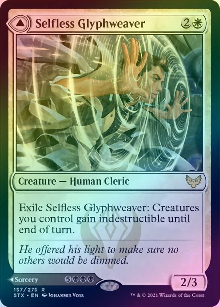 401 Games Canada - Selfless Glyphweaver // Deadly Vanity (Foil) (STX)