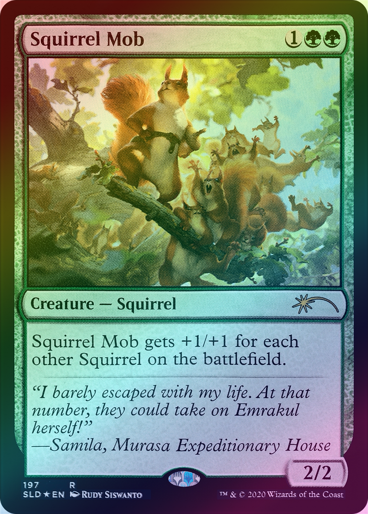 401 Games Canada - Squirrel Mob - Hope You Like Squirrels Secret Lair (Foil)