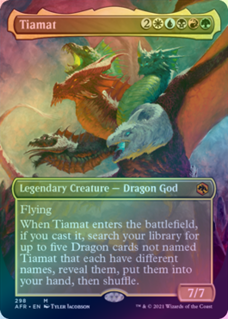 401 Games Canada - Tiamat - Borderless (AFR) (Foil)