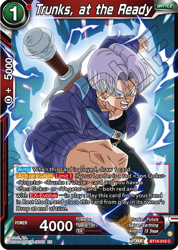 401 Games Canada - Trunks, at the Ready - BT19-016 - Common