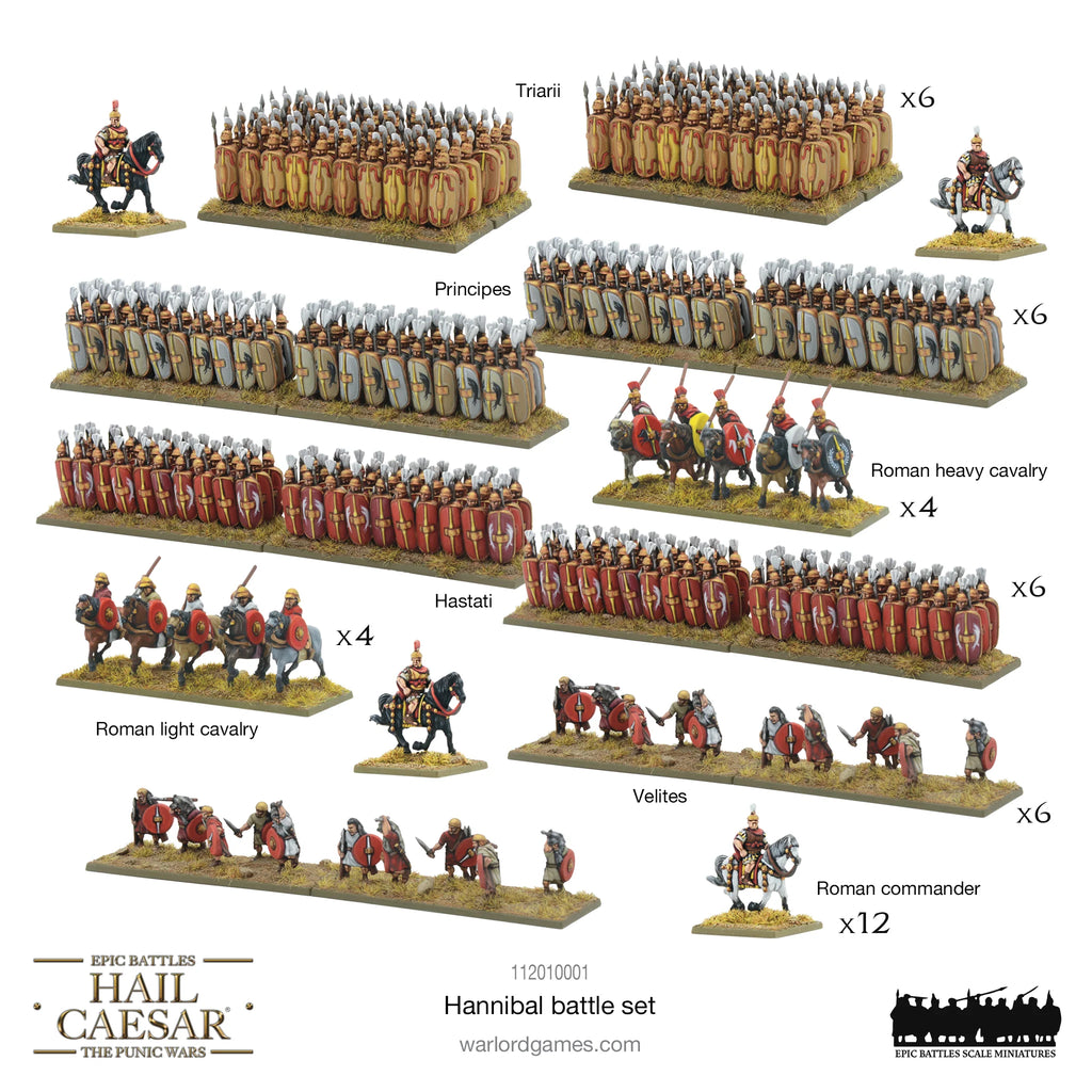 401 Games Canada - Hail Caesar: Epic Battles - 2 Player Starter Set - Hannibal