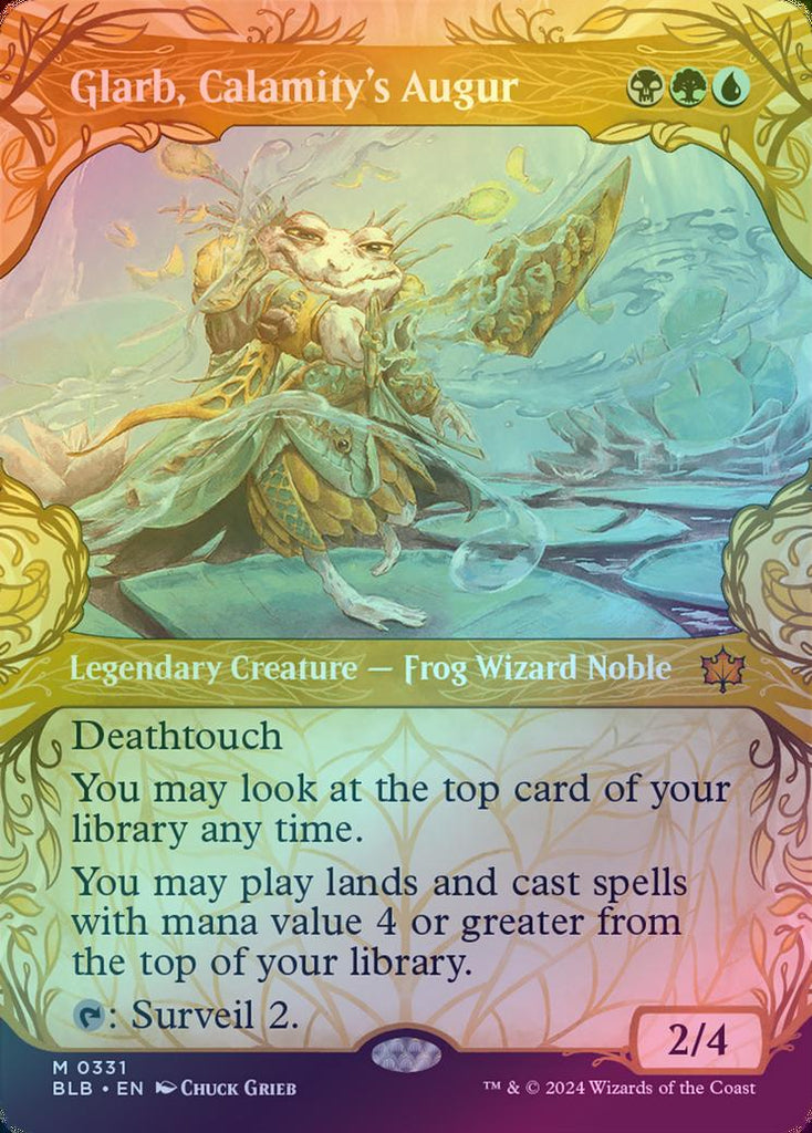 401 Games Canada - Glarb, Calamity's Augur - Woodland Showcase (Foil) (BLB)