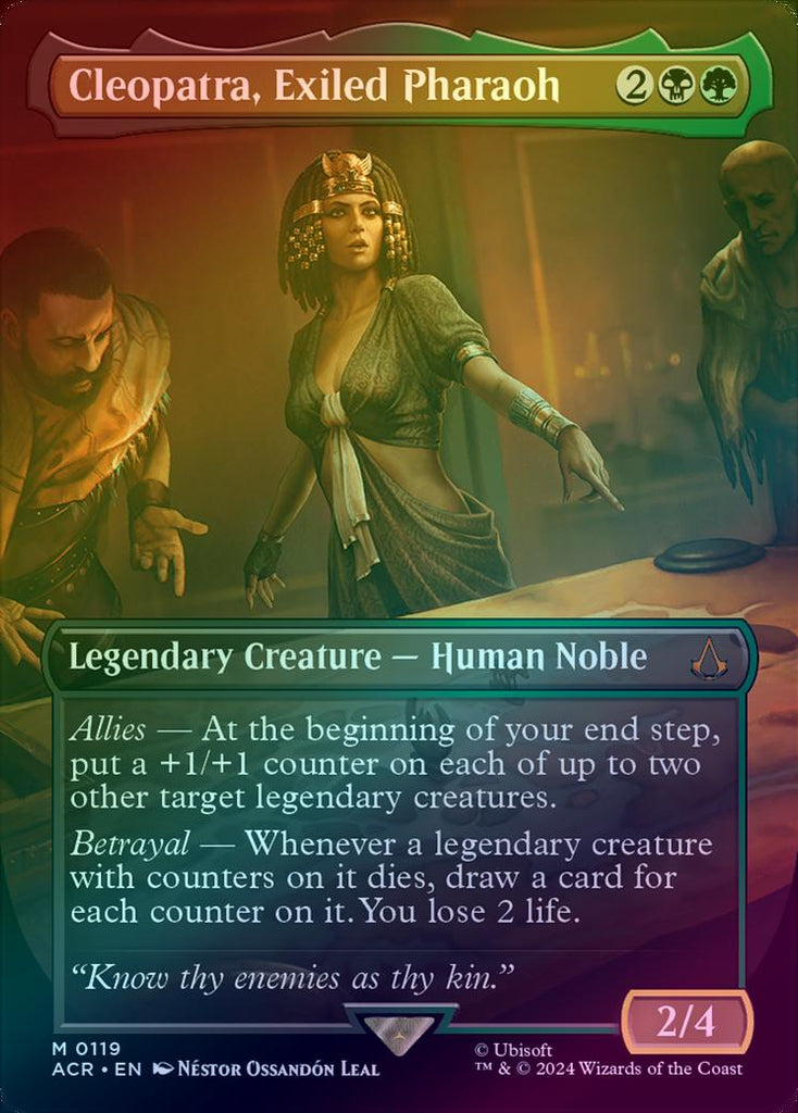 401 Games Canada - Cleopatra, Exiled Pharaoh - Borderless (Foil) (ACR)