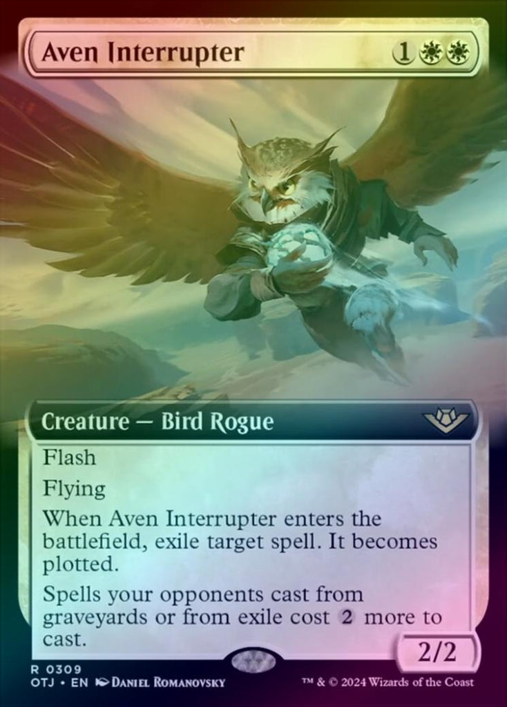 401 Games Canada - Aven Interrupter - Extended Art (Foil) (OTJ)