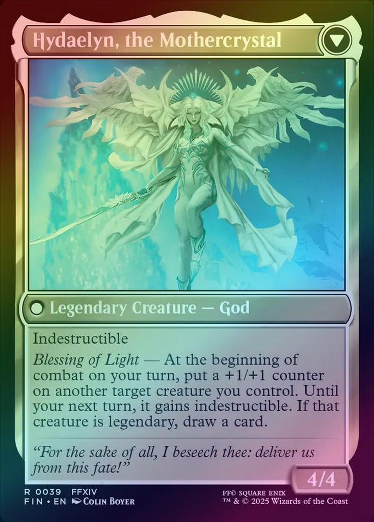 401 Games Canada - Venat, Heart of Hydaelyn // Hydaelyn, the Mothercrystal (Foil) (FIN)