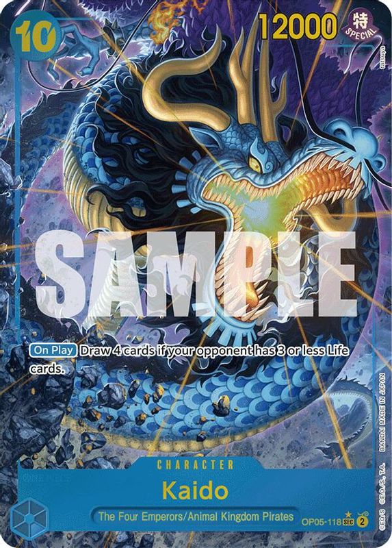 401 Games Canada - Kaido (PRB01) (Alternate Art) - OP05-118 - Secret Rare