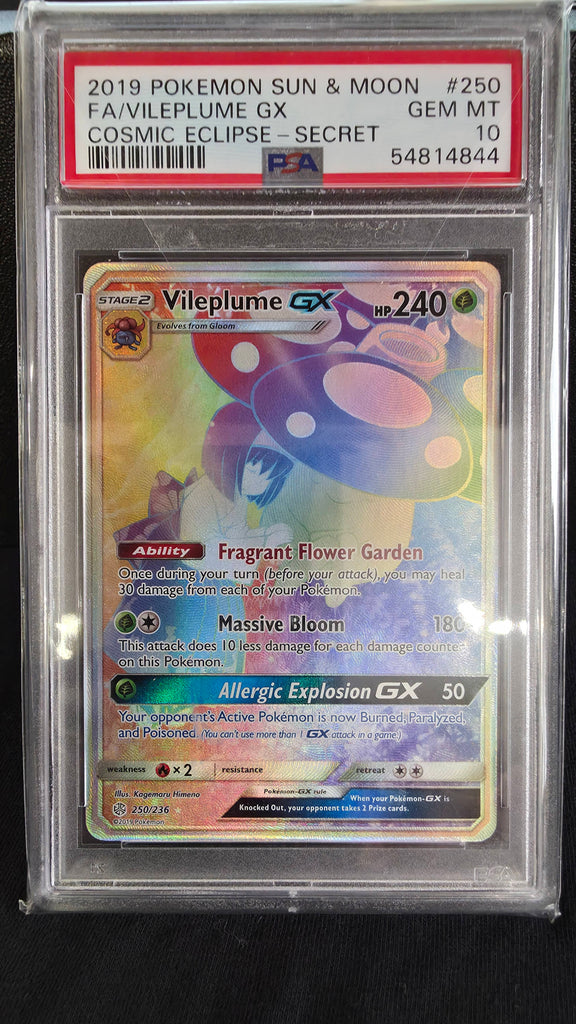 401 Games Canada - Vileplume GX - Cosmic Eclipse - Secret - GEM MT 10