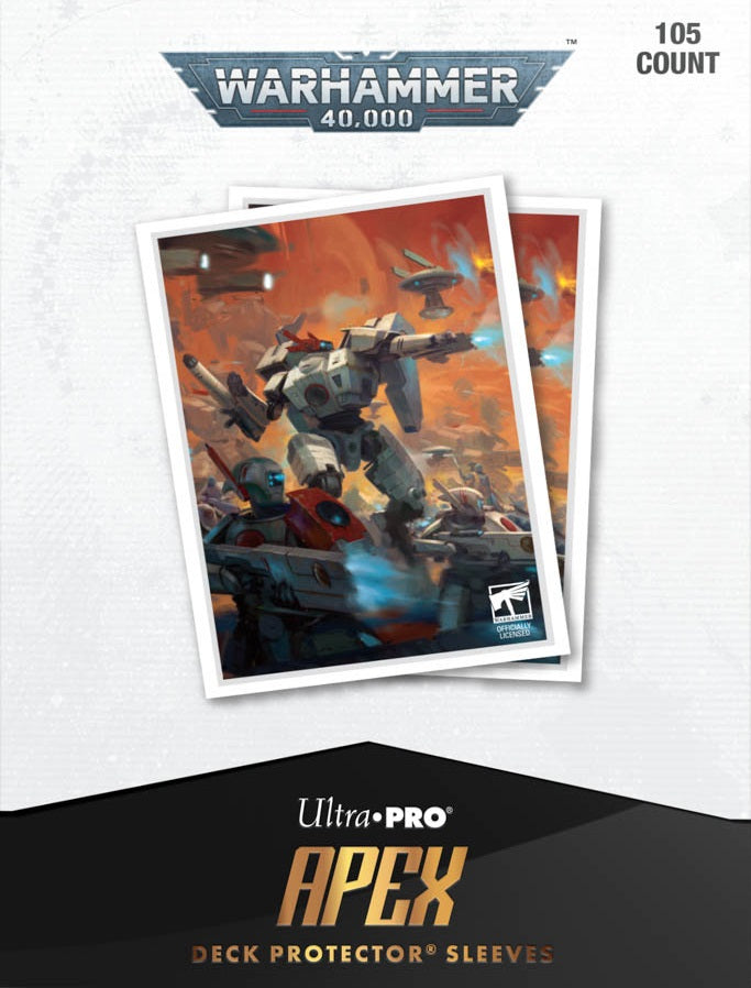 401 Games Canada - Ultra Pro - Apex Standard Card Sleeves 105ct - Warhammer 40K T'au Empire ...