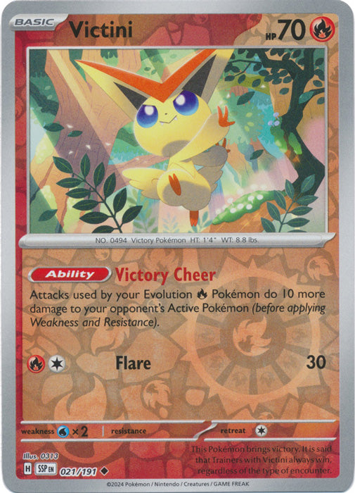 401 Games Canada - Victini - 021/191 - Uncommon - Reverse Holo