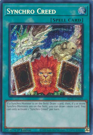 401 Games Canada - Synchro Creed - BLTR-EN029 - Secret Rare - 1st Edition