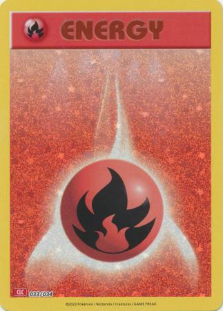 401 Games Canada - Basic Fire Energy - 033/034 - Holo Promo