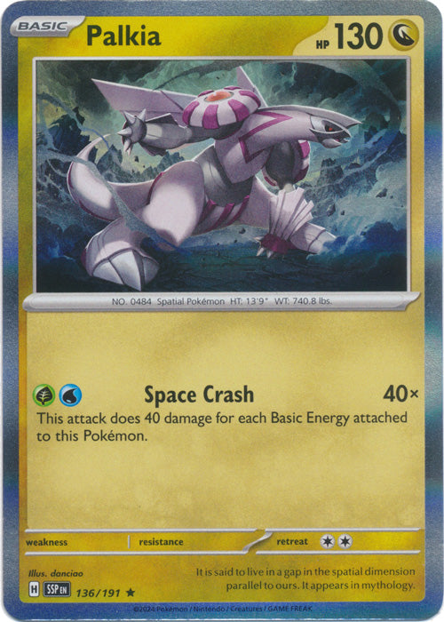 401 Games Canada - Palkia - 136/191 - Rare