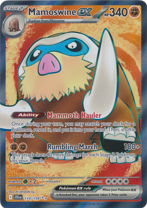401 Games Canada - Mamoswine ex - 174/159 - Full Art Ultra Rare