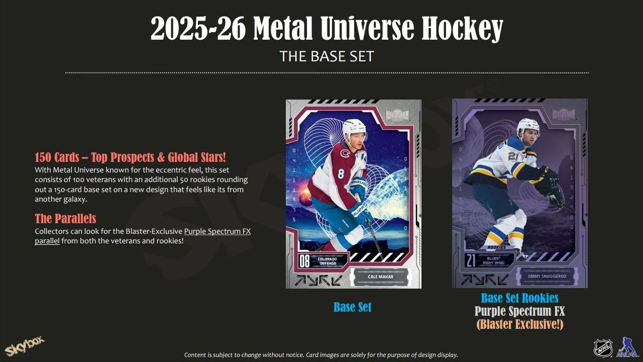 401 Games Canada - 2025-26 Upper Deck Skybox Metal Universe Hockey ...