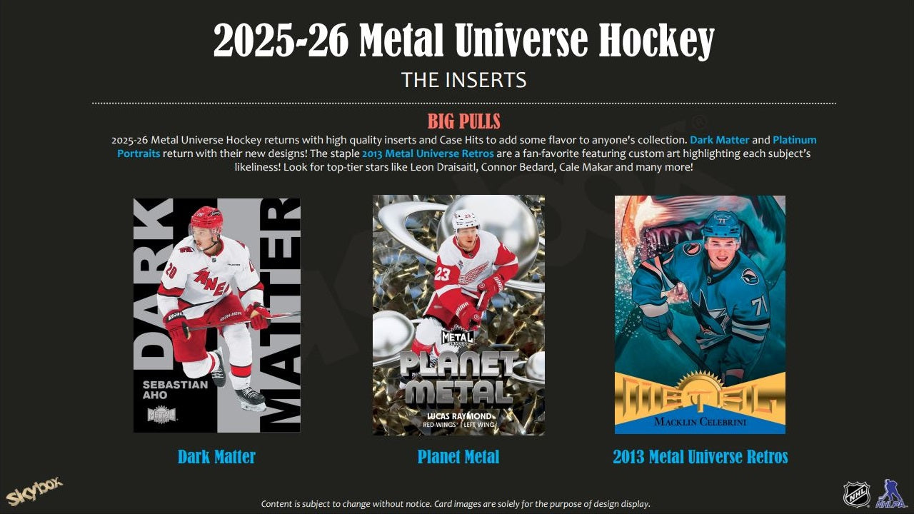 401 Games Canada - 2025-26 Upper Deck Skybox Metal Universe Hockey ...