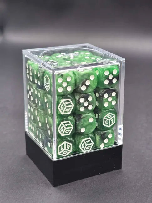401 Games Canada - 401 Games Dice 36D6 - Green/Black/White