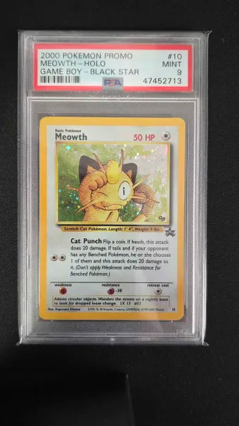 401 Games Canada - Meowth - Black Star Promo - Holo Rare MINT PSA 9