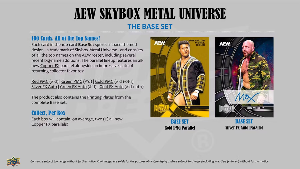 401 Games Canada - 2025 Upper Deck AEW Skybox Metal Universe Hobby Box ...